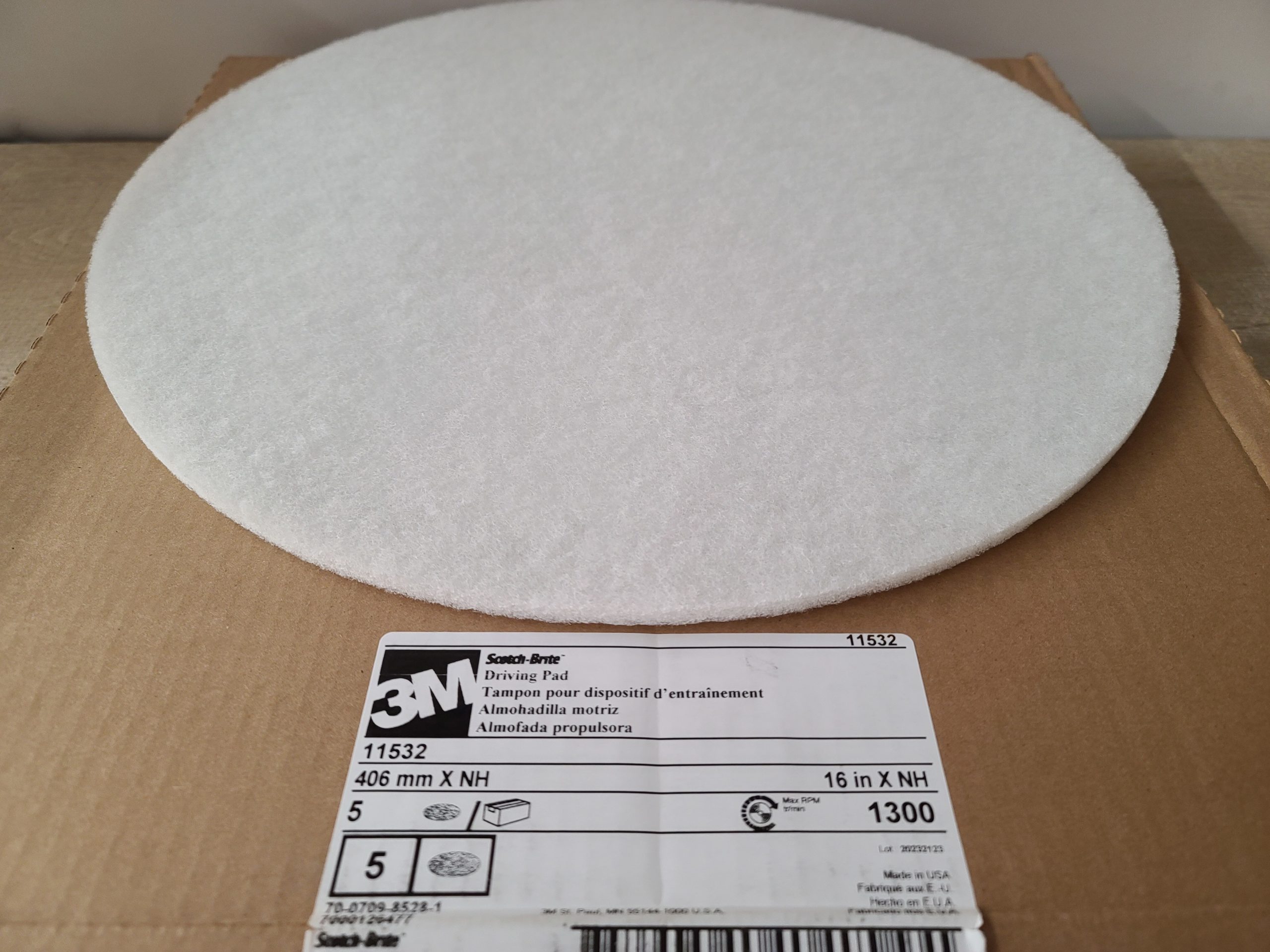 3M 16" Thin Driver Buffer Pad | Buffer Disc | WFS